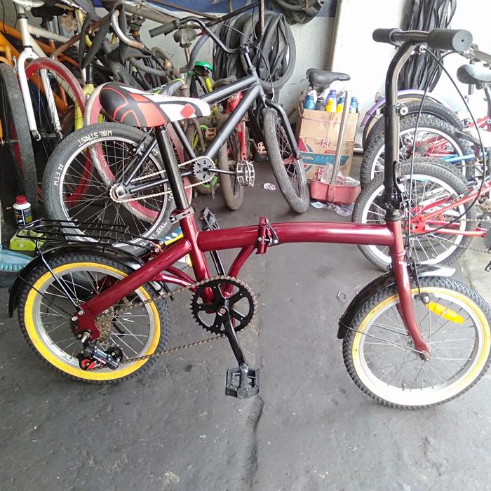 Jual sepeda lipat aleoca cartilla 16 inch - Kota Bekasi ...