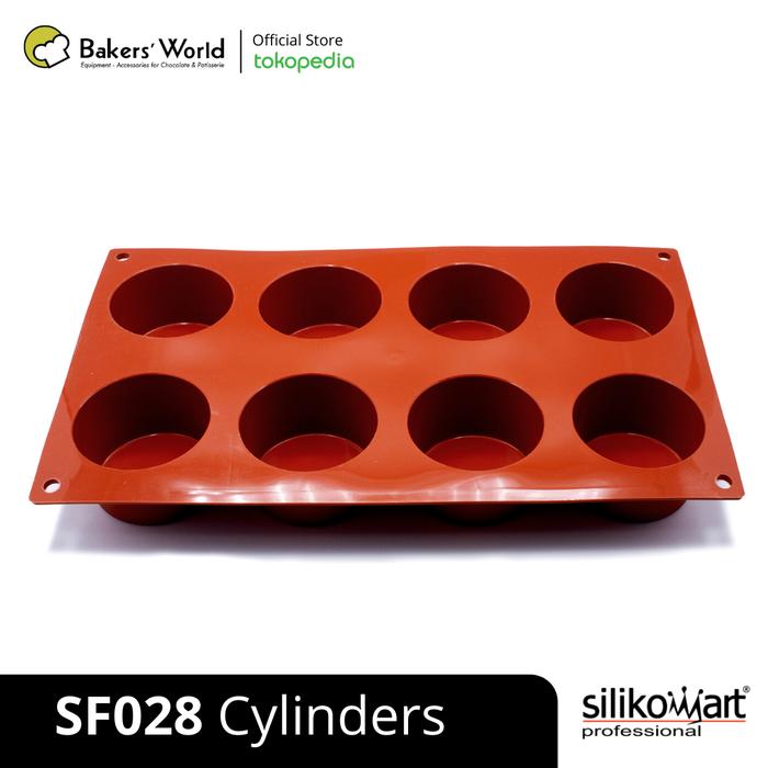 Jual Cetakan Silikon - Silikomart - SF028 Cylinders - Jakarta Barat - Bakers' World Indonesia ...