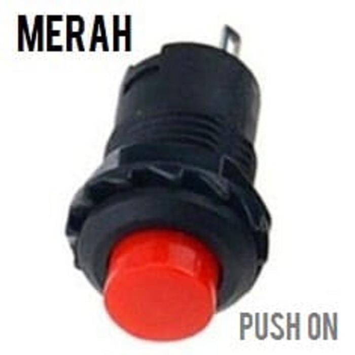 Jual Saklar Warna Switch Push On Off Bulat 12v 24 Volt 2 Pin Kaki ...