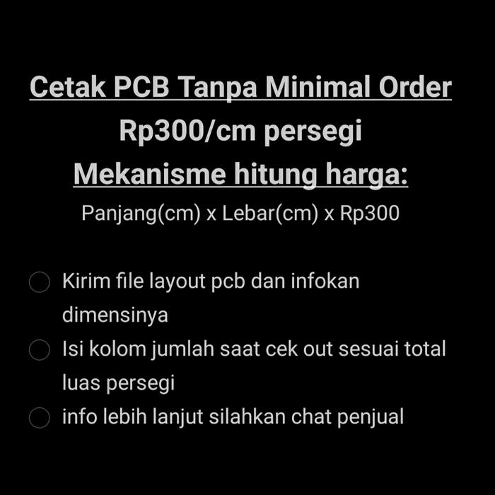Jual Cetak sablon PCB satuan bijian - Kab. Jember - Ganang IT Shop ...