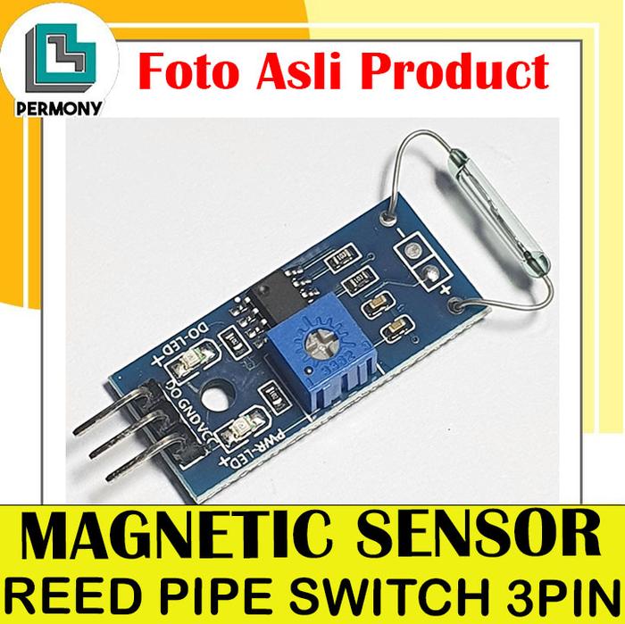 Jual Sensor Magnetic KY025 KY-025 Reed Pipe Switch Magnet Module - 3PIN ...