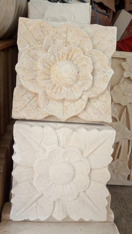 Jual Batu Alam Ornamen Motif Bunga Ukuran 20x20x5 Cm - Jakarta Barat ...