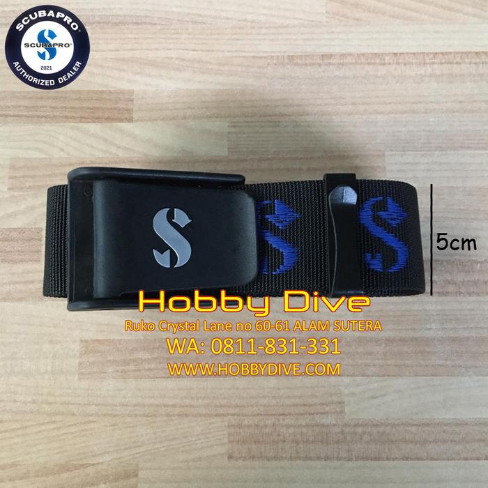 Jual Scubapro Weight Belt With Plastic Buckle Black - Scuba Diving ...