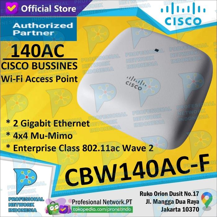 Promo Cisco CBW140AC-F, 200 Series Business Access Points CISCO CBW140 ...
