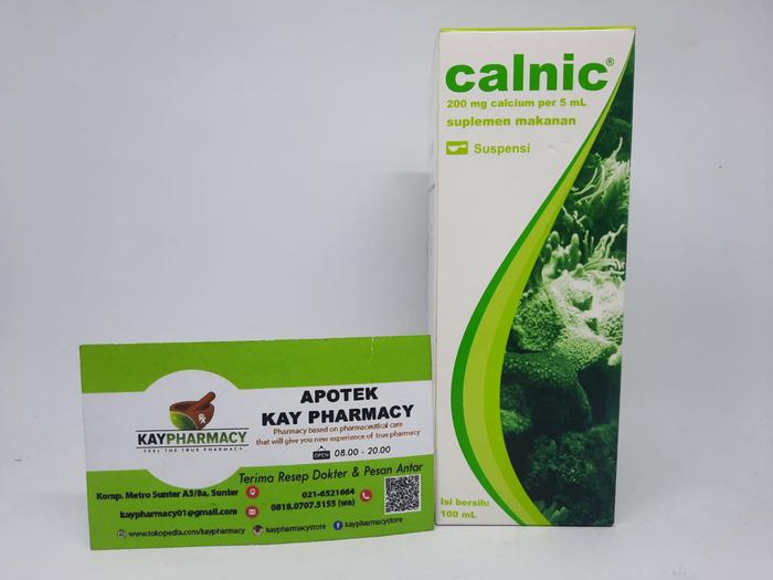 Jual Calnic sirup 100ml|| per botol ||kay pharmacy - Jakarta Utara ...