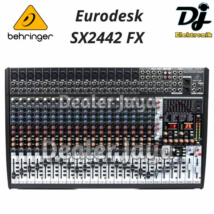 Jual Mixer Analog Behringer Eurodesk SX 2442 FX / SX2442FX - 24 Channel ...