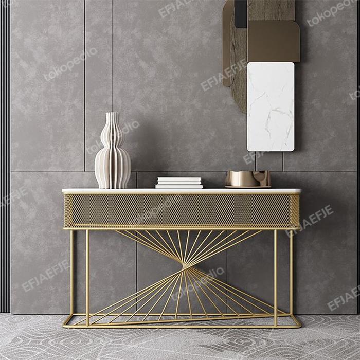 Jual console table, meja konsole modern besi gold - Kab. Jepara ...