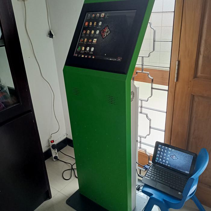 Jual Box antrian self service ASLI merk CRAIG KIOSK plat besi tebal ...