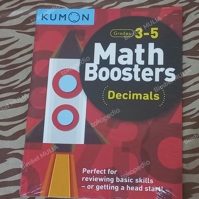 Jual Buku Matematika KUMON boosters kelas 3-5 desimal booster latihan ...