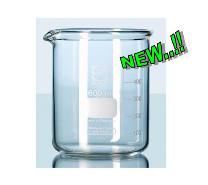Jual BEAKER GLASS 1000mL SUPER DUTY Diameter Ø70XH95mm Gelas Kimia ...