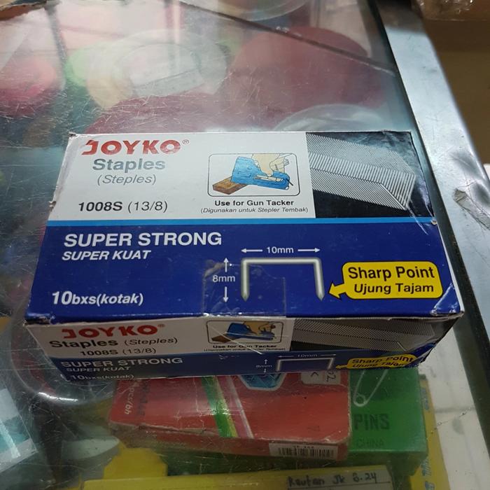 Jual isi staples joyko 1008s / isi stapler tembak joyko 13/8 - Jakarta ...