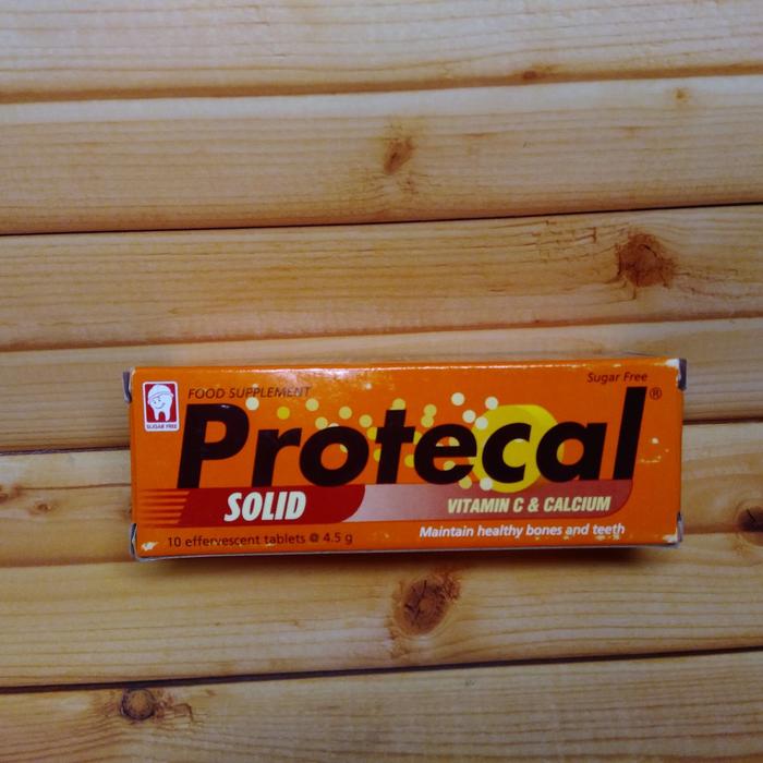 Jual PROTECAL - SOLID (1 TUBE 10 TABLET @4.5G) SUPLEMENT VITAMIN C ...