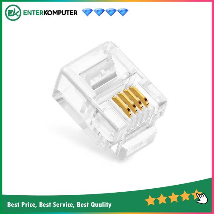 Jual Connector RJ11 (100 Pieces) - LL RJ11 - Jakarta Pusat - Enter ...