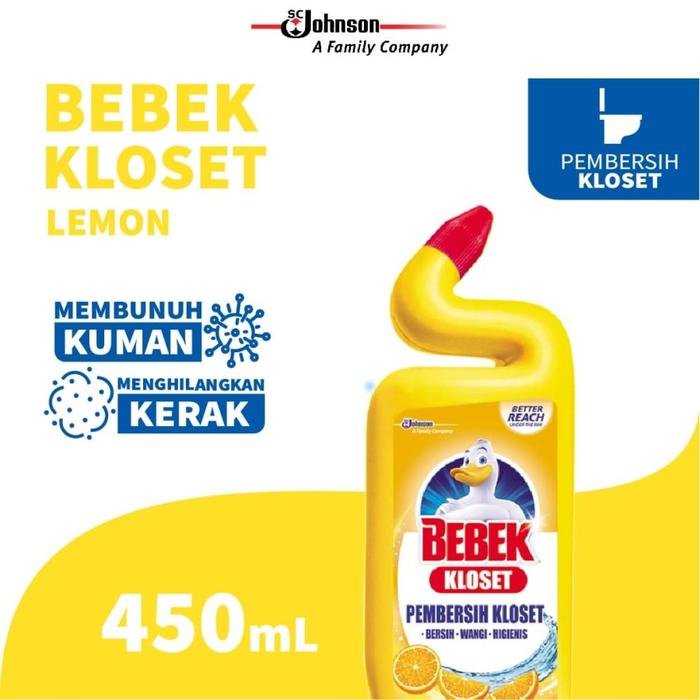 Jual BEBEK - KLOSET BOTOL 450ml | Cairan Pembersih Closet Toilet WC ...