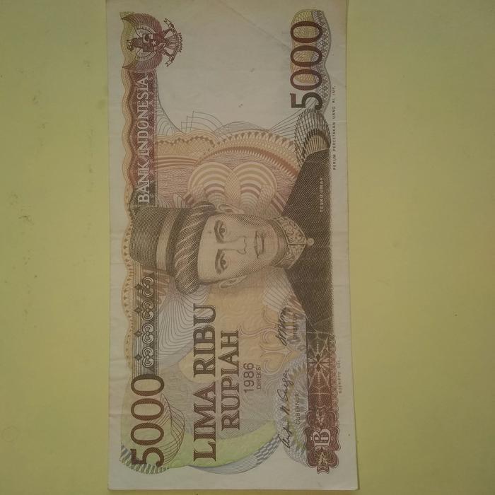 Jual Uang 5000 Rupiah Kertas, Tahun 1986 - Kota Surabaya - soegiharto ...