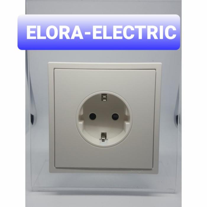 Jual Stop Kontak Simon i7 putih 1 Gang schuko 701686 - Putih - Jakarta ...