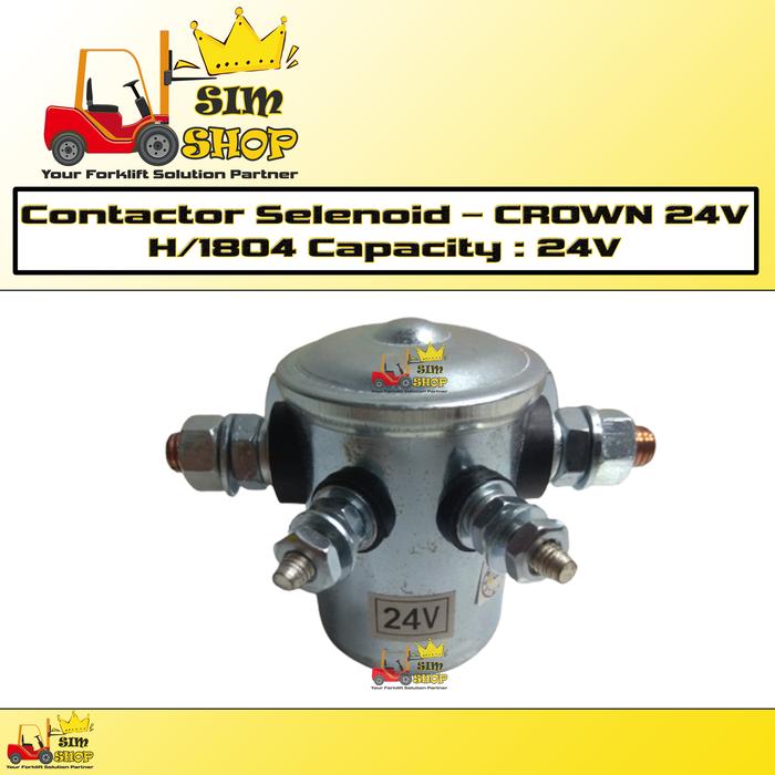Jual Contactor Selenoid CROWN 24V - H/1804 Capacity : 24V - Kota ...