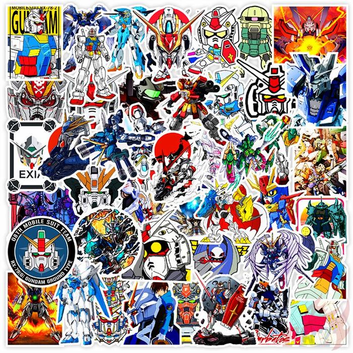 Jual Sticker Stiker Anime Robot Gundam Action Figure - Jakarta Selatan ...