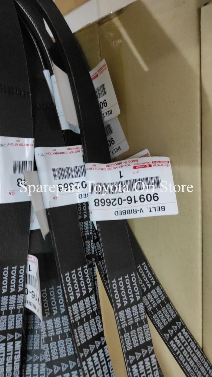 Jual Fan Belt Tali Kipas V Camry ASV50 Lexus RX270 90916-02667 90916 ...