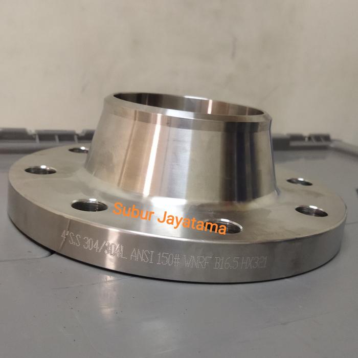 Jual Flange WN Welding Neck RF Ansi 150 Stainless 304 4 " inchi DN 100 ...