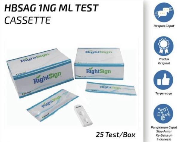 Jual Right Sign Test HBsAg isi 25 tes - Kab. Tangerang - Mukti Medical ...