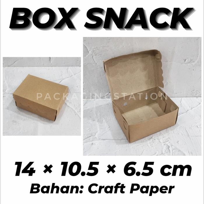 Jual Box Snack 14x10.5x6.5 / Kotak Snack / Snack Box / Box Kue / Box ...