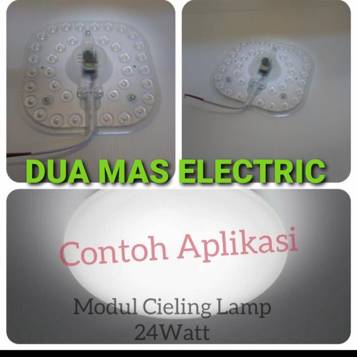 Jual Refill isi lampu LED baret ceiling 24watt 24 watt 24w Modul TL ...