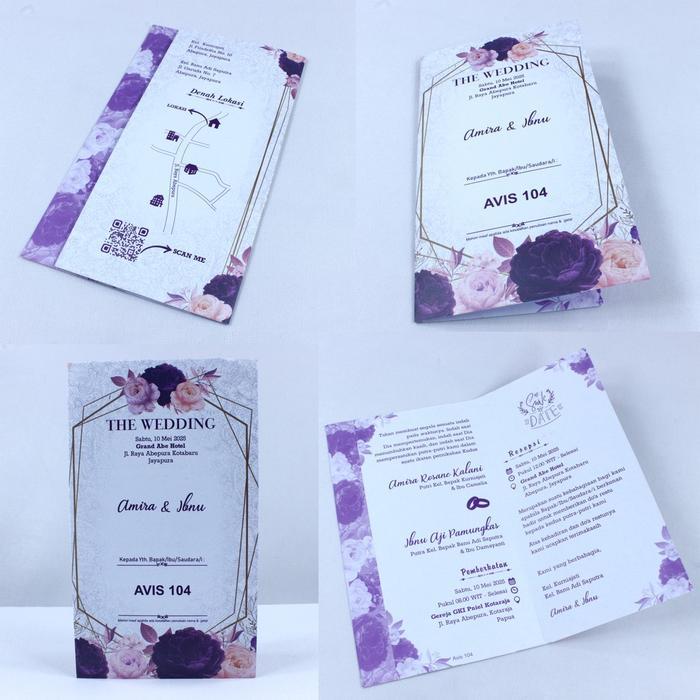 Jual Cetak Undangan Avis 104 The Wedding Bisa Pernikahan, Tasyakuran ...