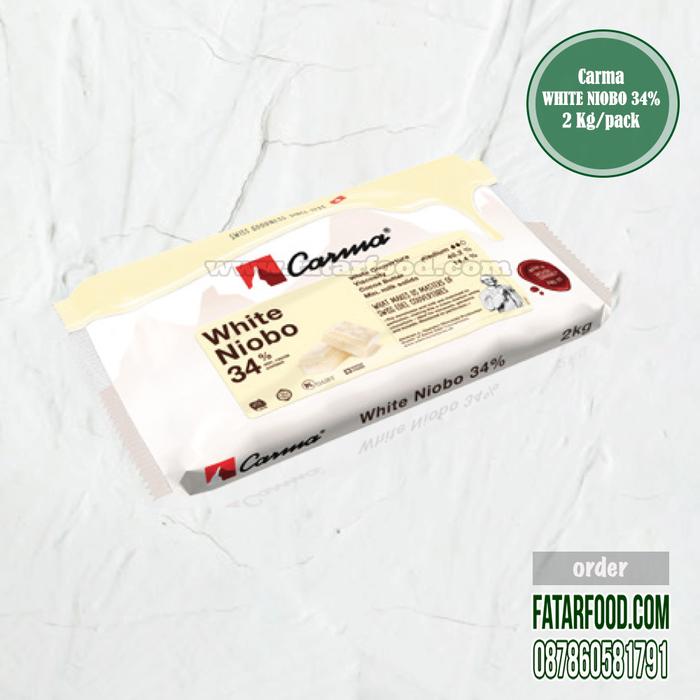 Jual Carma White Chocolate Niobo 34% with pack 2 kg/pack - Kota ...