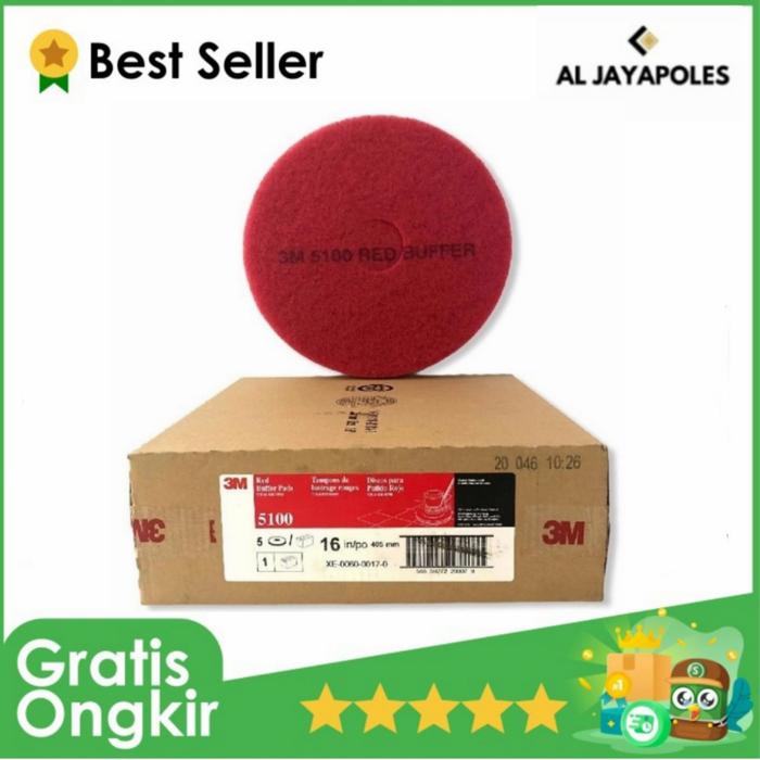 Jual Pad Merah 3M Super Polish/ Spon Poles Lantai - Jakarta Timur - AL ...