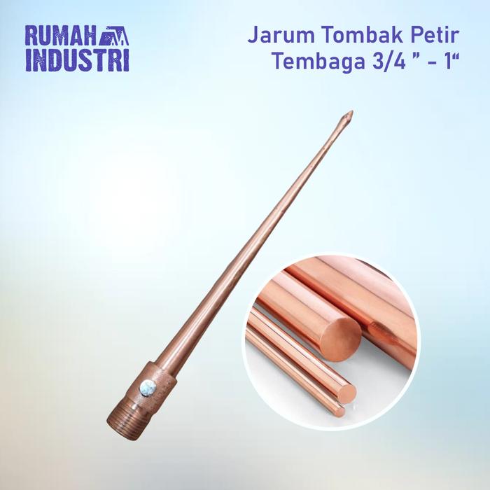Jual Jarum Penangkal Petir Tembaga Bronze Splitzen 3/4 Inch - 1 Inch ...