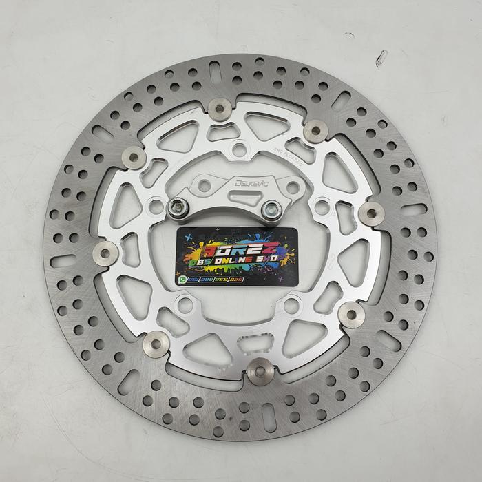 Jual Disc PIRINGAN CAKRAM DEPAN MX KING MERK DELKEVIC 300MM - silver ...