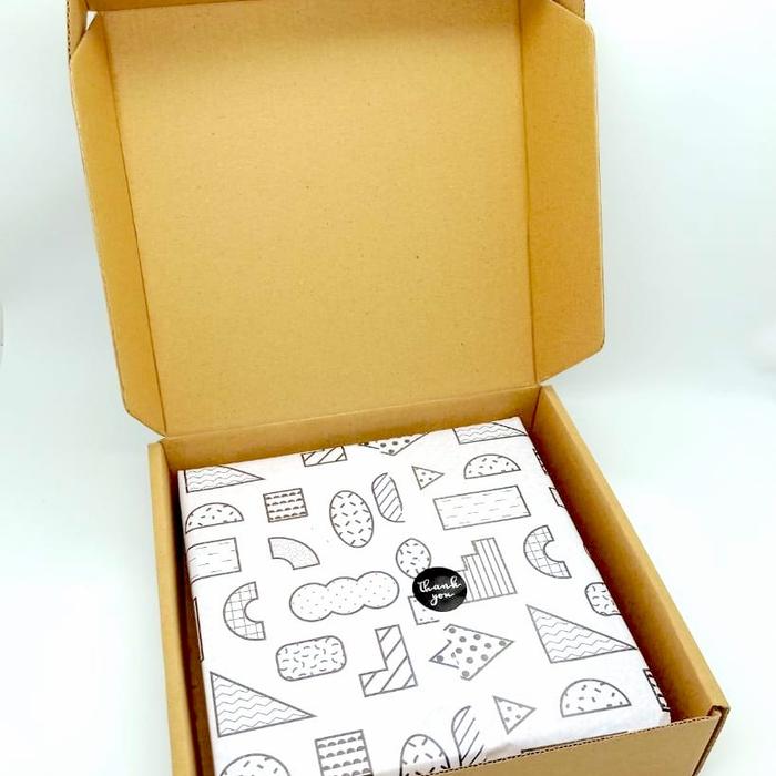 Jual Shapes Wrapping Paper (50 lembar) | kertas tissue|bungkus kado ...