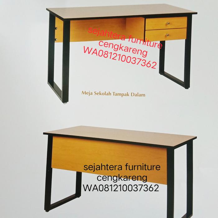 Jual meja guru meja sekolah guru 120x60x75 merek afta meja tulis siswa ...