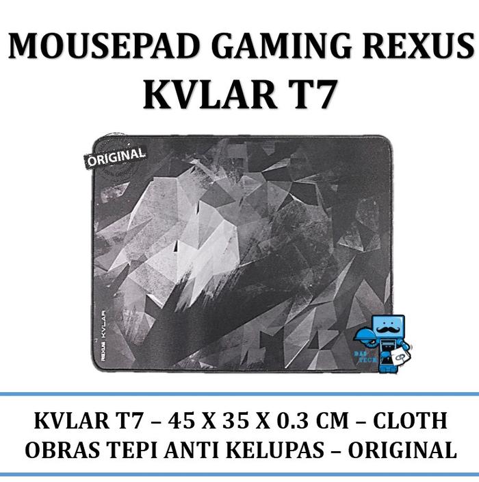 Jual Mousepad Gaming Rexus Kvlar T7 - Speed Edition L - Jakarta Pusat ...