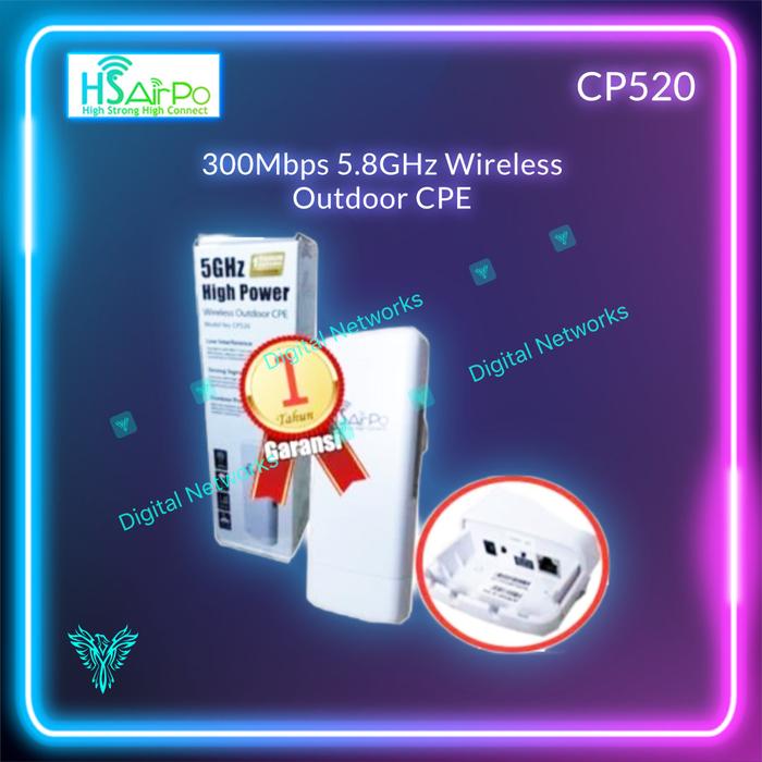 Jual HSAIRPO CP520 Wireless Outdoor 5.8GHz HS airPo CP520 5.8Ghz High ...
