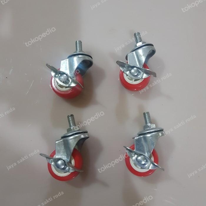 Jual Roda Rak Srew / Rak 1,5 inch ( muter+ Rem) - Jakarta Barat - jaya ...