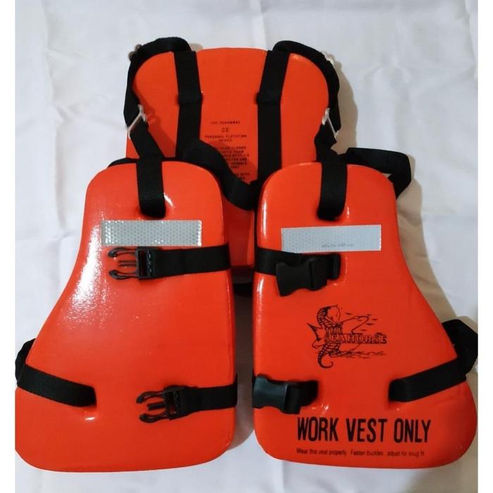 Jual LIFE JACKET WORK VEST SEA HORSE PELAMPUNG KESELAMATAN KAPAL ...