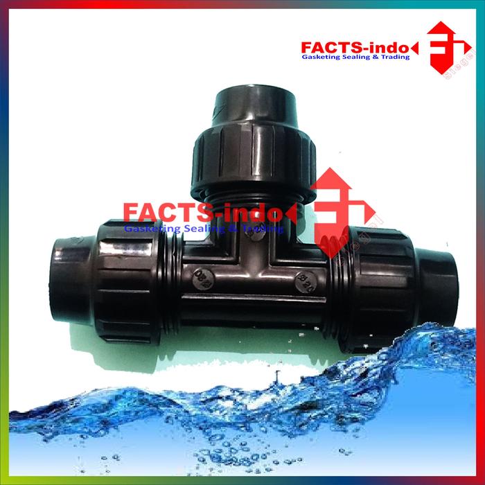 Jual Tee compression hdpe 20mm | tee hdpe 1/2 inch | Fitting pipa hdpe ...