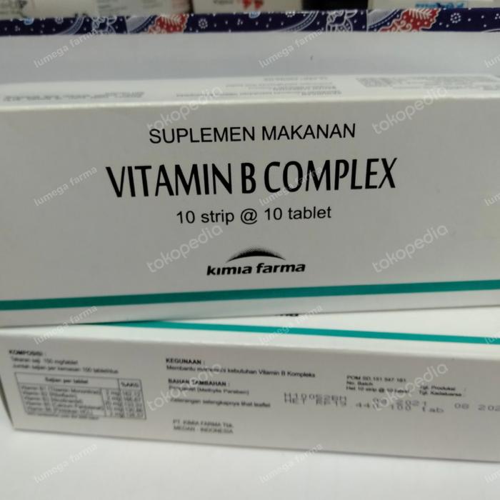 Jual vitamin b complex kimia farma 100 tablet - Jakarta Timur - lumega ...