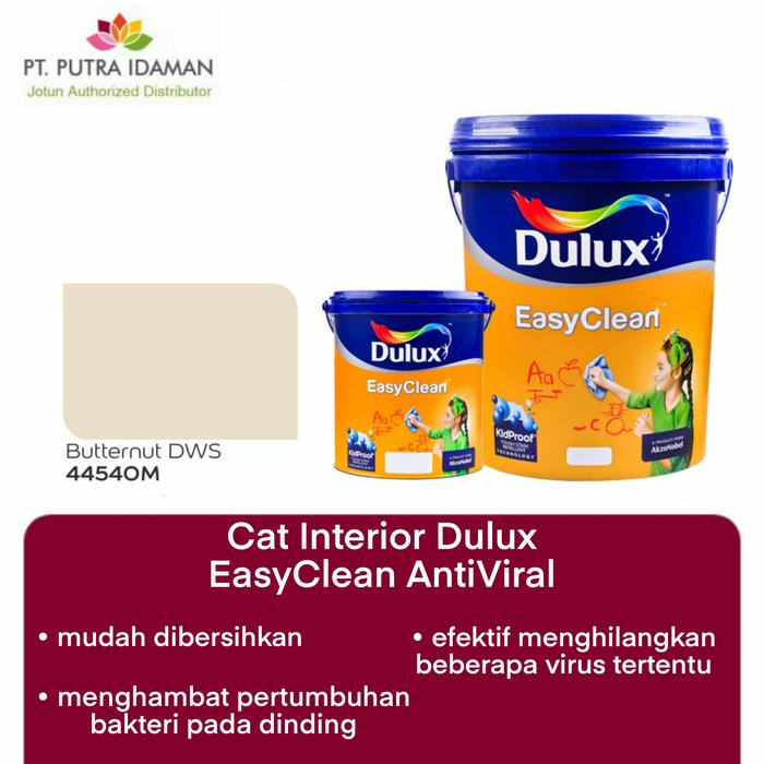 Jual Cat Tembok Interior Dulux Easy Clean Anti Viral 20L Butternut DWS ...