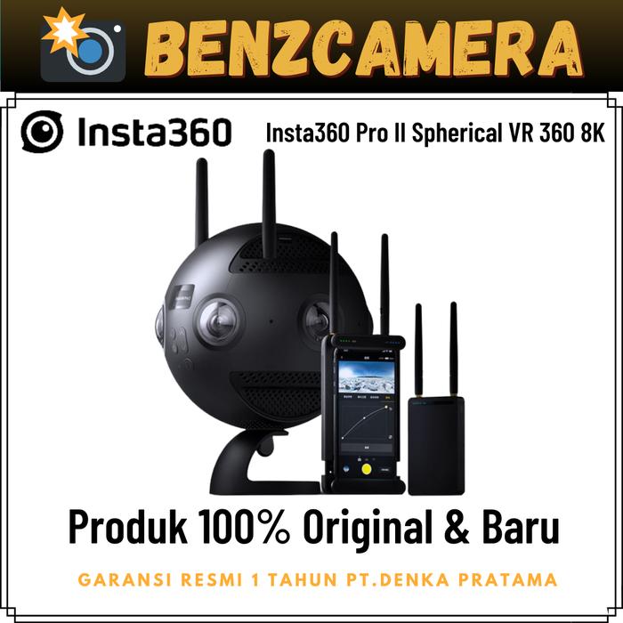 Jual Insta360 Pro II Spherical VR 360 8K Camera with FarSight Monitoring - Jakarta Pusat ...