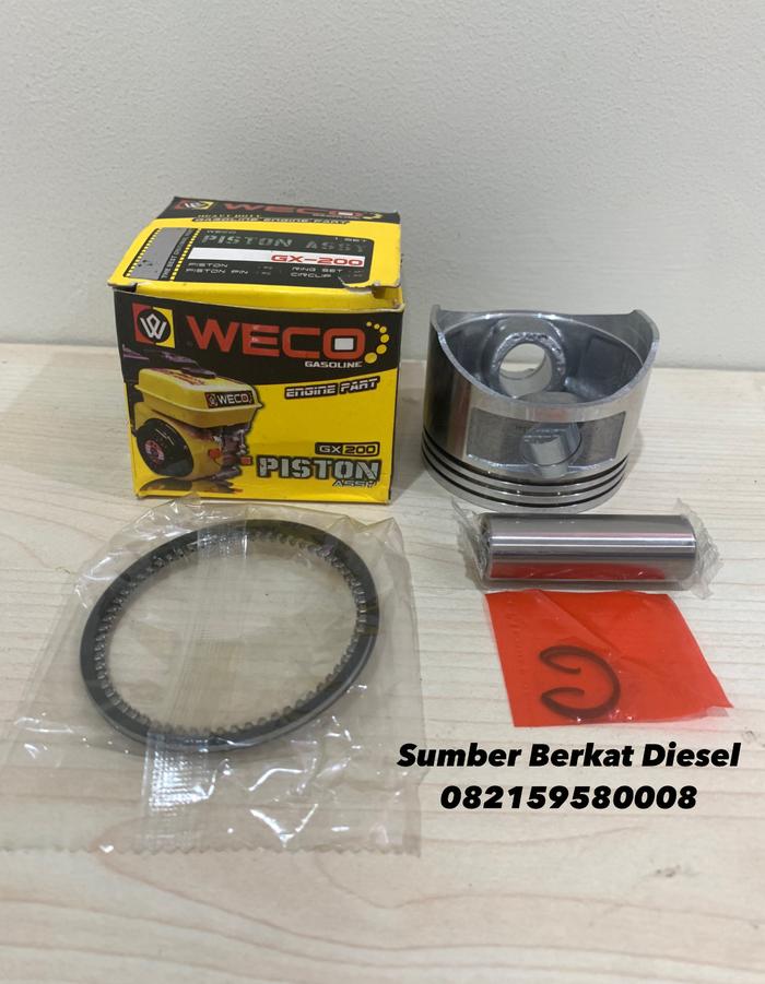 Jual Piston Assy / Seker Lengkap GX 200 Weco - Kota Banjarmasin - Sumber Berkat Diesel | Tokopedia