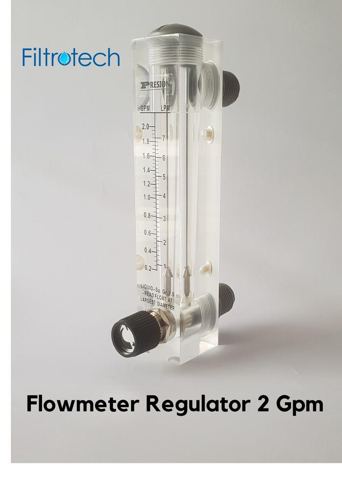 Jual Presion Flowmeter Rotameter regulator air 5 gpm dan 2 gpm ...