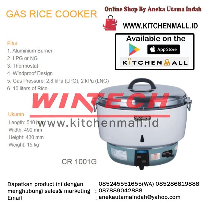 Jual MODENA CR 1001G GAS RICE COOKER / PENANAK NASI PAKAI GAS - Jakarta ...