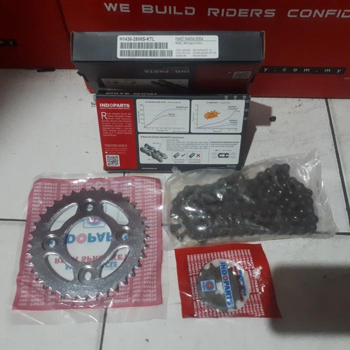 Jual GEARSET GEAR GIR SET SUPRA FIT NEW REVO 100 INDOPARTS ASLI ORI ...