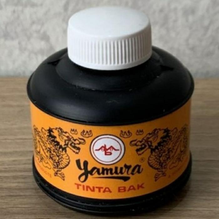 Jual tinta naga Yamura hitam cairan ink tinta cina bak sipatan black ...