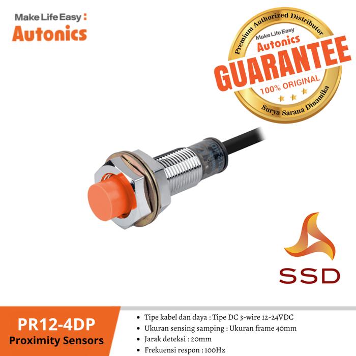 Jual Autonics Proximity sensor PR12-4DP - Jakarta Utara - SSD Automation | Tokopedia