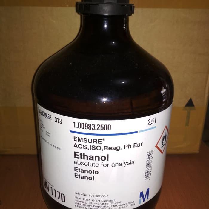 Jual Etanol, Ethanol absolute for analysis EMSURE ACS, Merck, 2.5 Liter - Kab. Tangerang ...