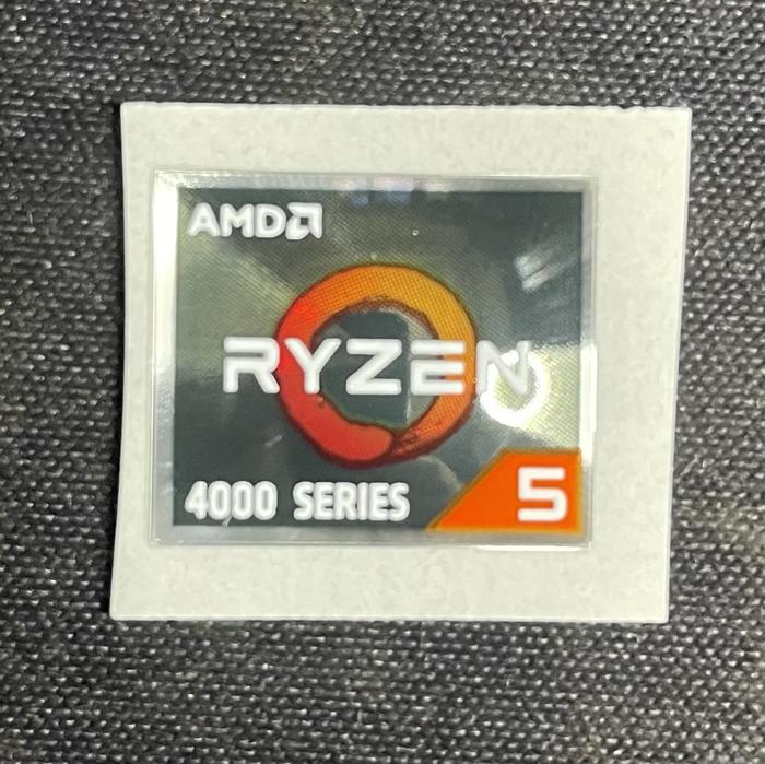 Jual Sticker stiker logo AMD Ryzen 5 4000 series ori - Kota Banjarmasin ...
